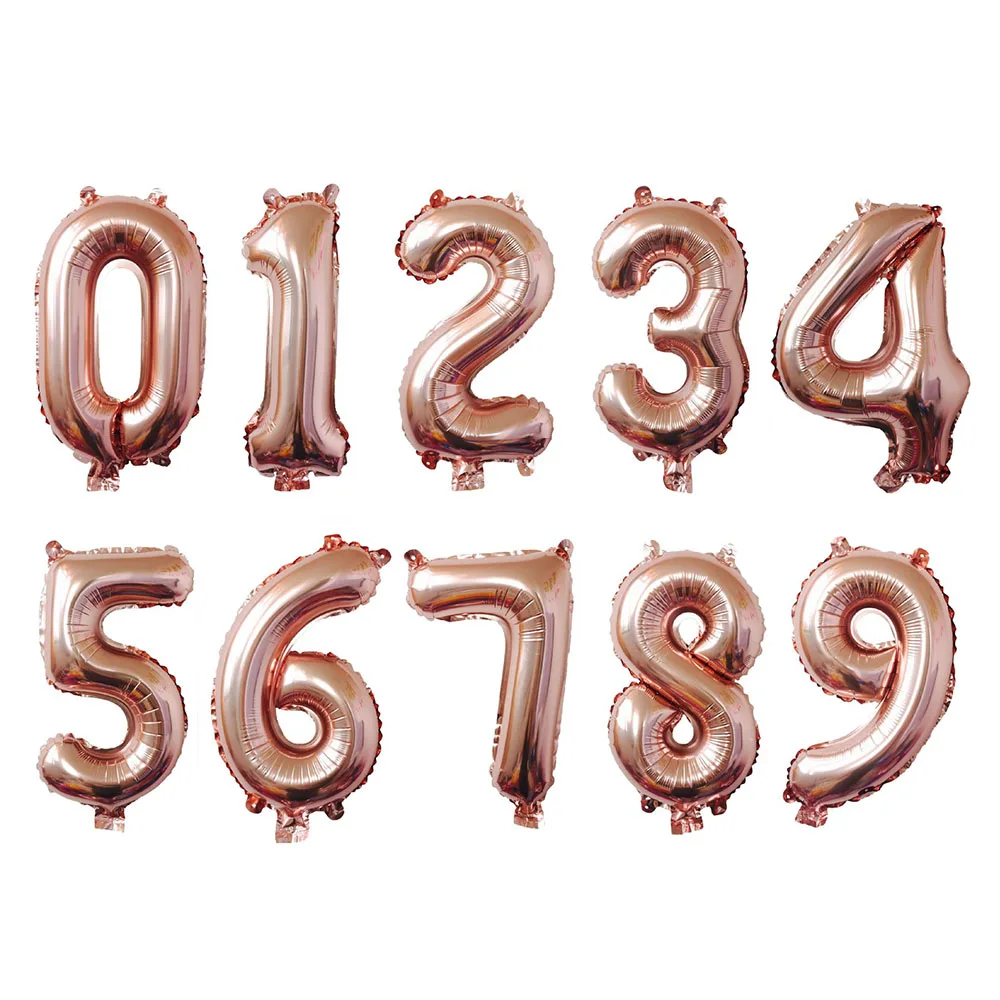 Globos con números de 32 pulgadas 1 2 3 4 5 6 7 8 Globos de helio con ...
