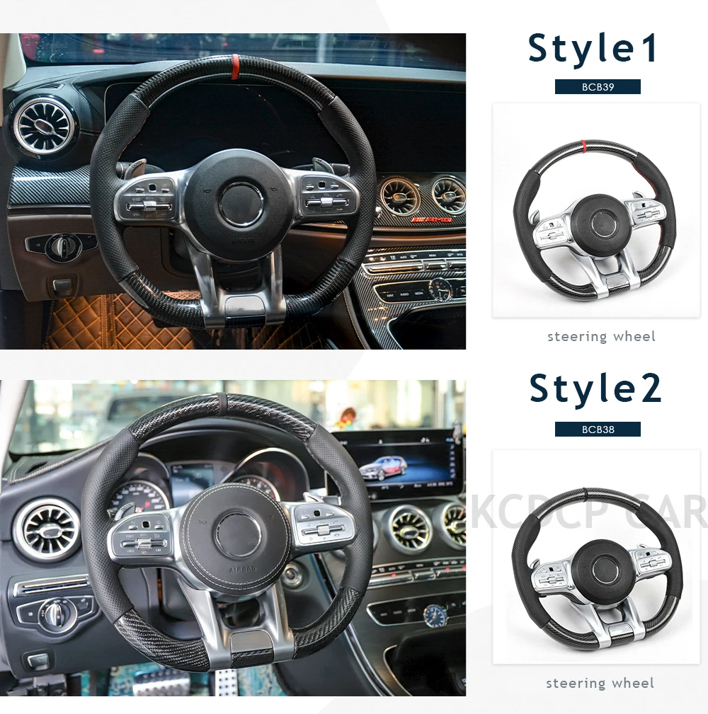 Carbon Fiber Steering Wheel For Mercedes Benz C63 E63 W213 C43 A45 G63 ...