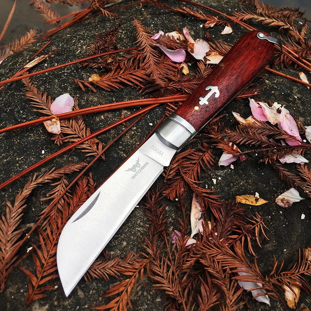 Watchman Knife W002 Folding Blade Pocket Knives Classic Traditional Hunting Fishing Camping ...