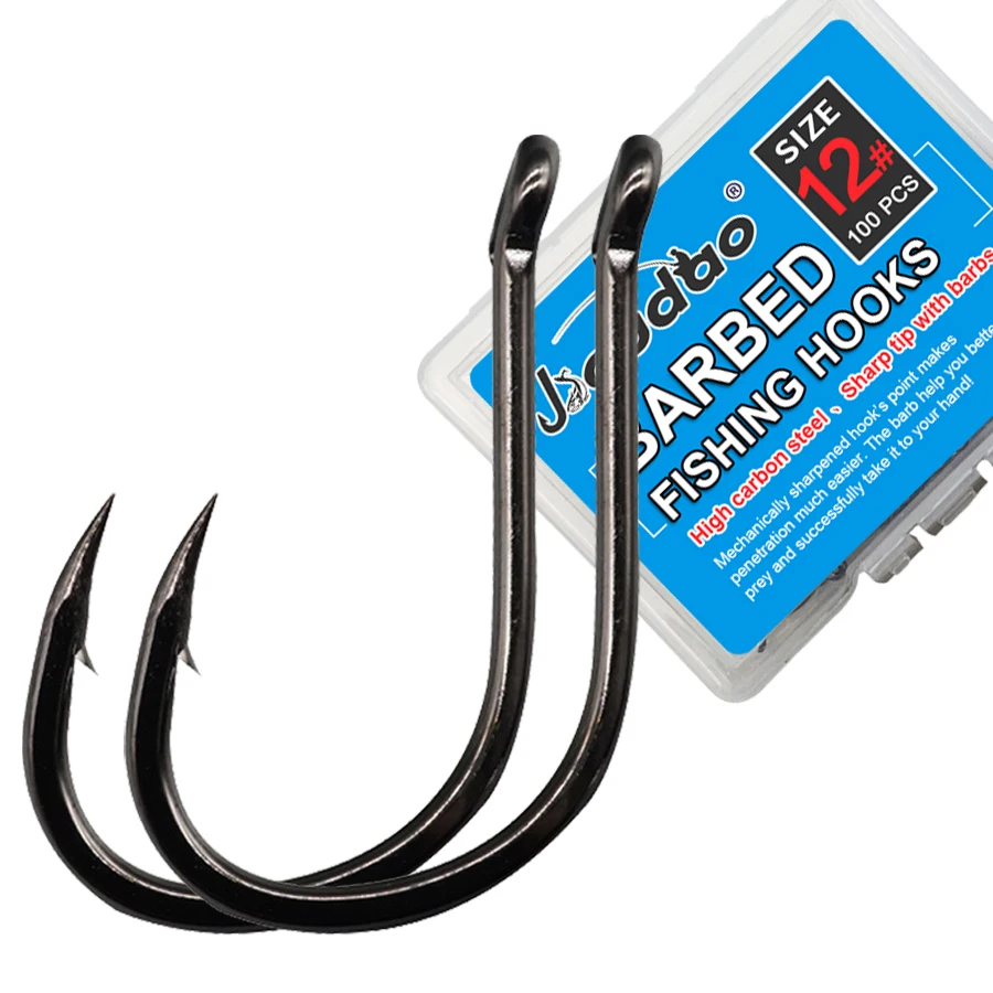 Offset-Circle-Hooks-High-Carbon-Steel-Octopus-Fishing-Hooks-Black ...