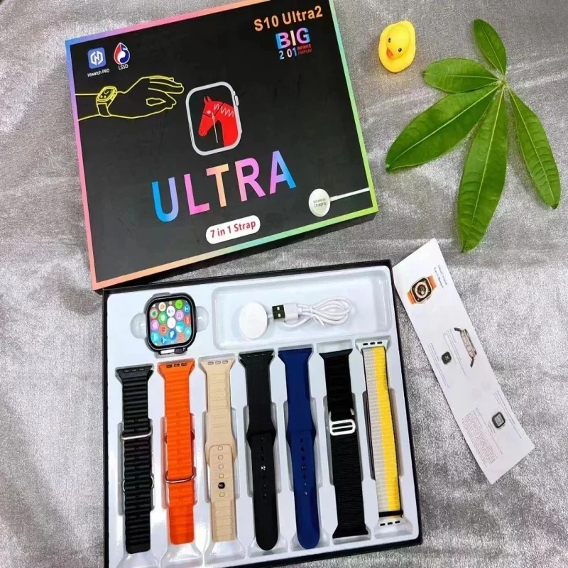 Reloj-inteligente-S10-ultra-2-Ultra-Series-9-7-1-correas-llamada-telef ...
