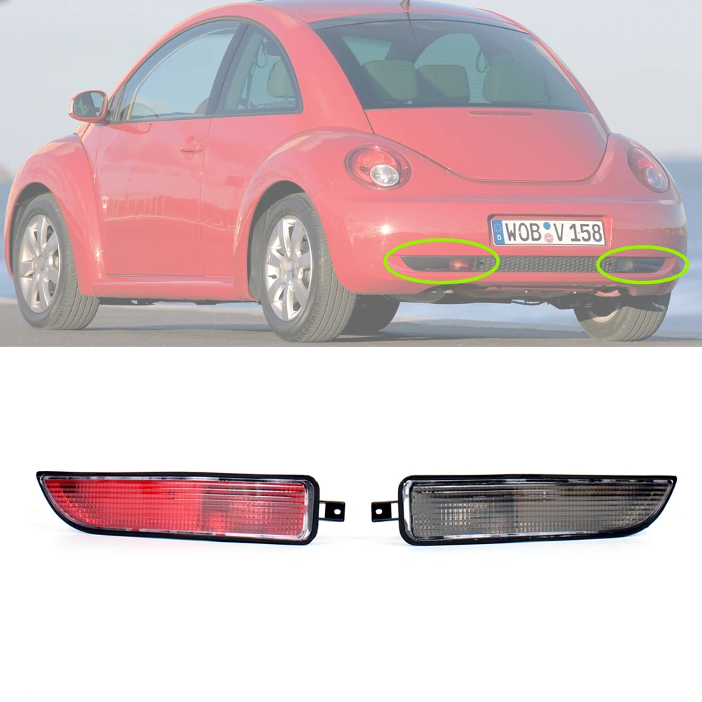 Bumper Light For VW Beetle 2006 2007 2008 2009 2010 Car Styling Rear ...