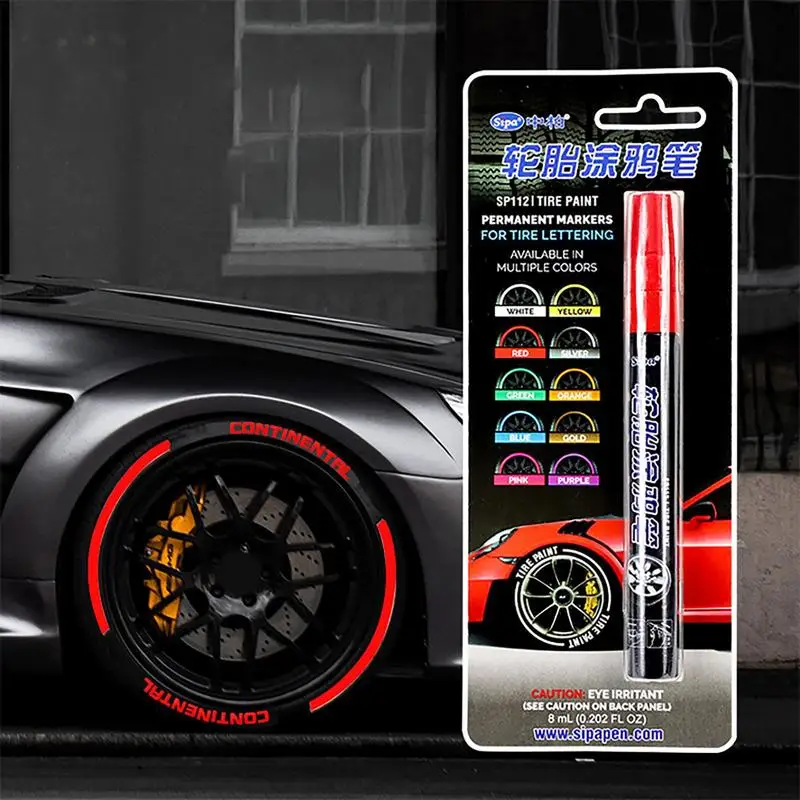Car-Tire-Graffiti-Pen-Car-Wheel-Tire-Paint-Permanent-Oily-Marker-Pens ...