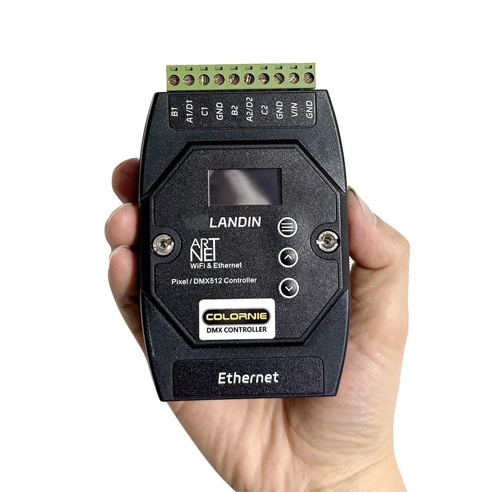 Resolume xLights Artnet/sACN To SPI Pixel Controller 2Port 1360Pixels ...