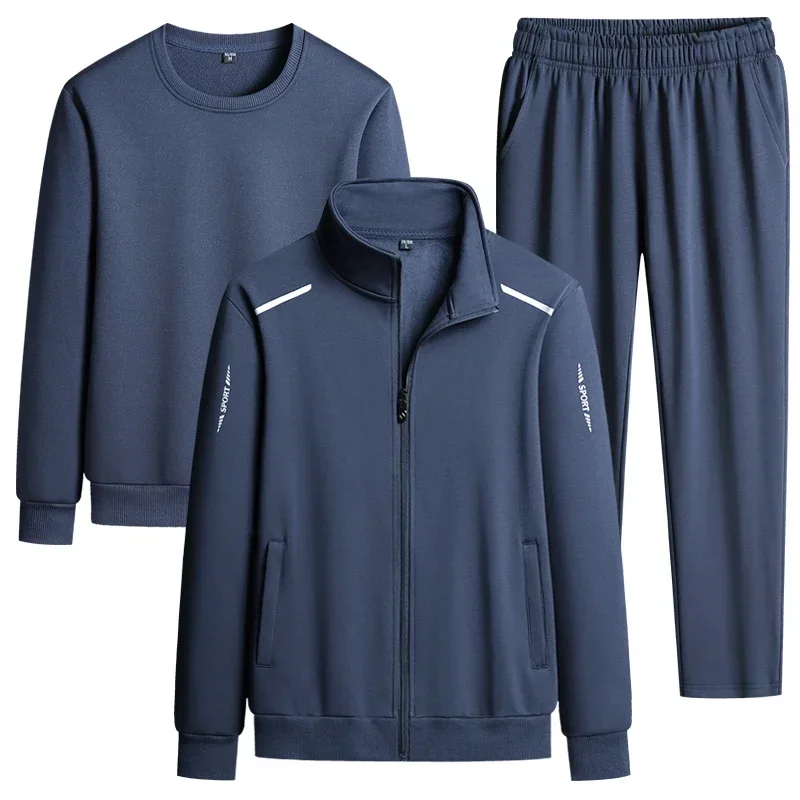 Men's Set New Autumn Spring Suit Male Tracksuit Jacket Men Set Fashion ...