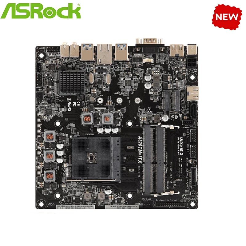 New A320 AM4 MINI-ITX ITX HTPC motherboard for ASRock A320TM-ITX ...