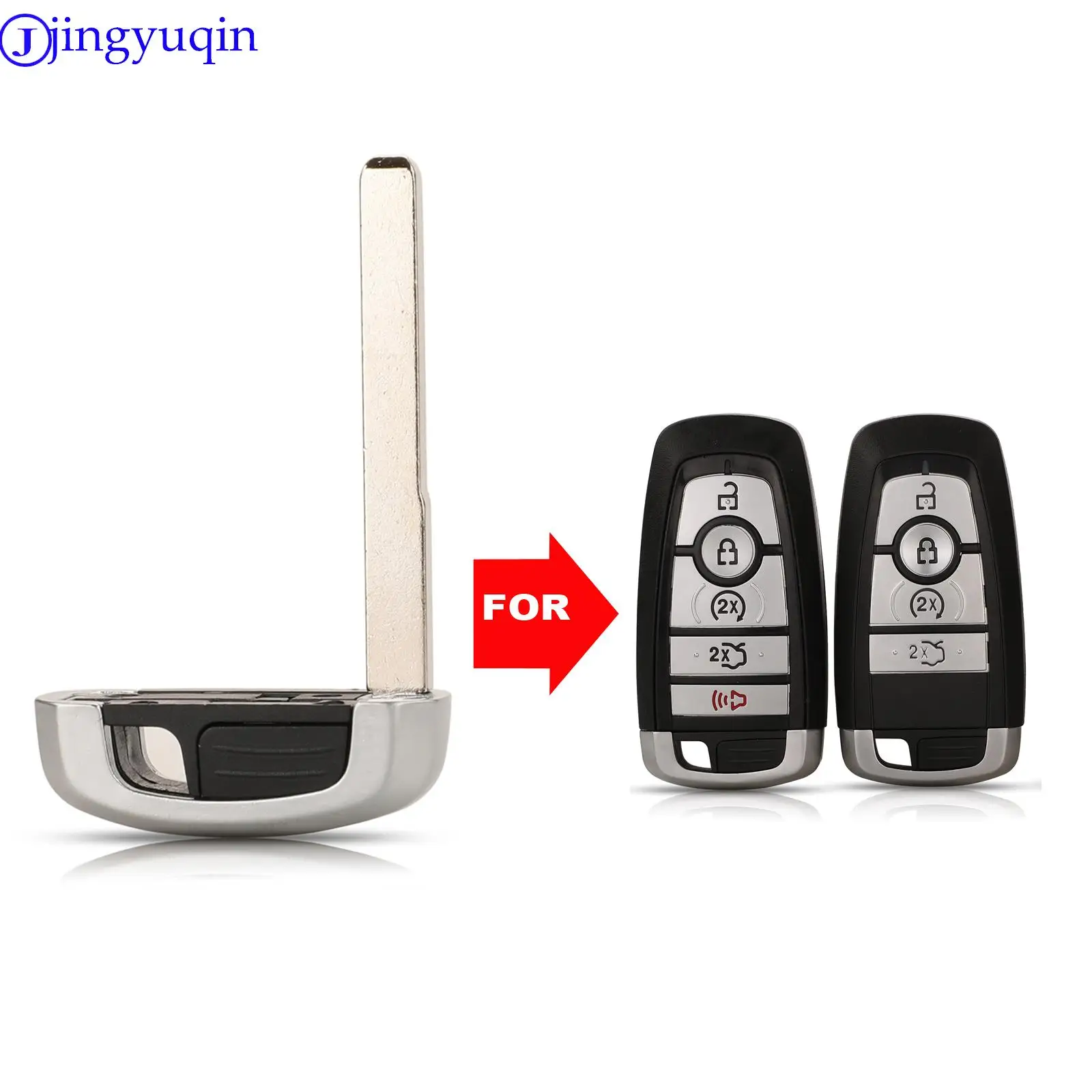 jingyuqin-Remote-Car-Key-Blade-For-Ford-Edge-Explorer-Expedition-Fusion ...