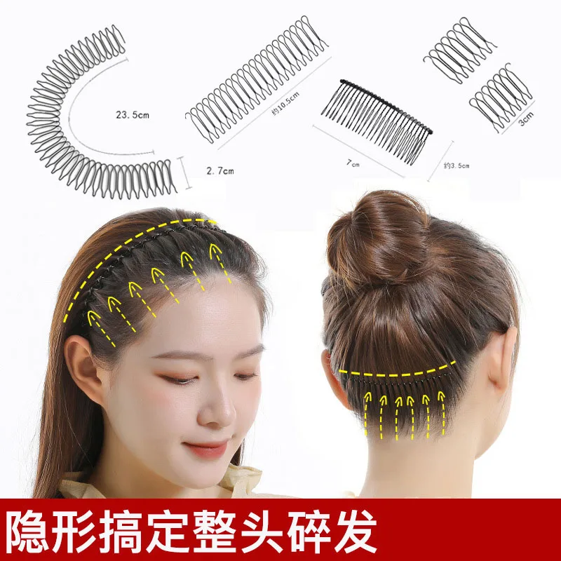 4pcs-set-Forehead-Bangs-Storage-Comb-Hair-Clip-Broken-Hair-Comb-Hairpin ...