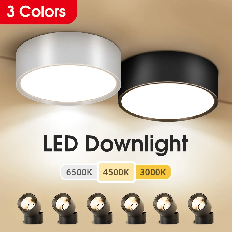 Led Foldable Spotlight Downlight Spot Led 220v Aluminum Light Fixture ...