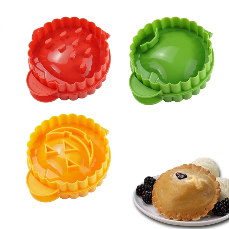 Plastic-Mini-Pie-Maker-Pumpkin-Strawberry-Apple-Shaped-Pocket-Pie-Mold ...