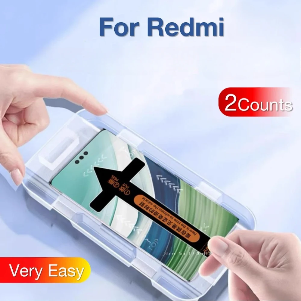 2Pcs-for-Xiaomi-Redmi-Note-13-14-Pro-Plus-Red-Mi-Toughened-Glass-Screen ...