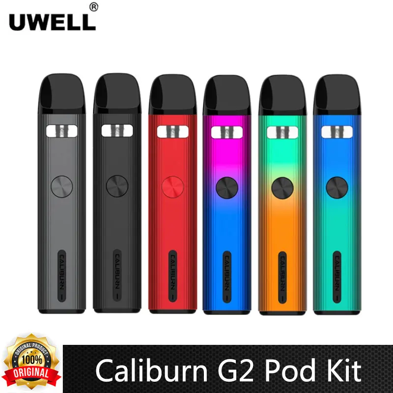 Original-Uwell-Caliburn-G2-Pod-Kit-750mAh-Battery-2ml-Cartridge-1-2ohm ...
