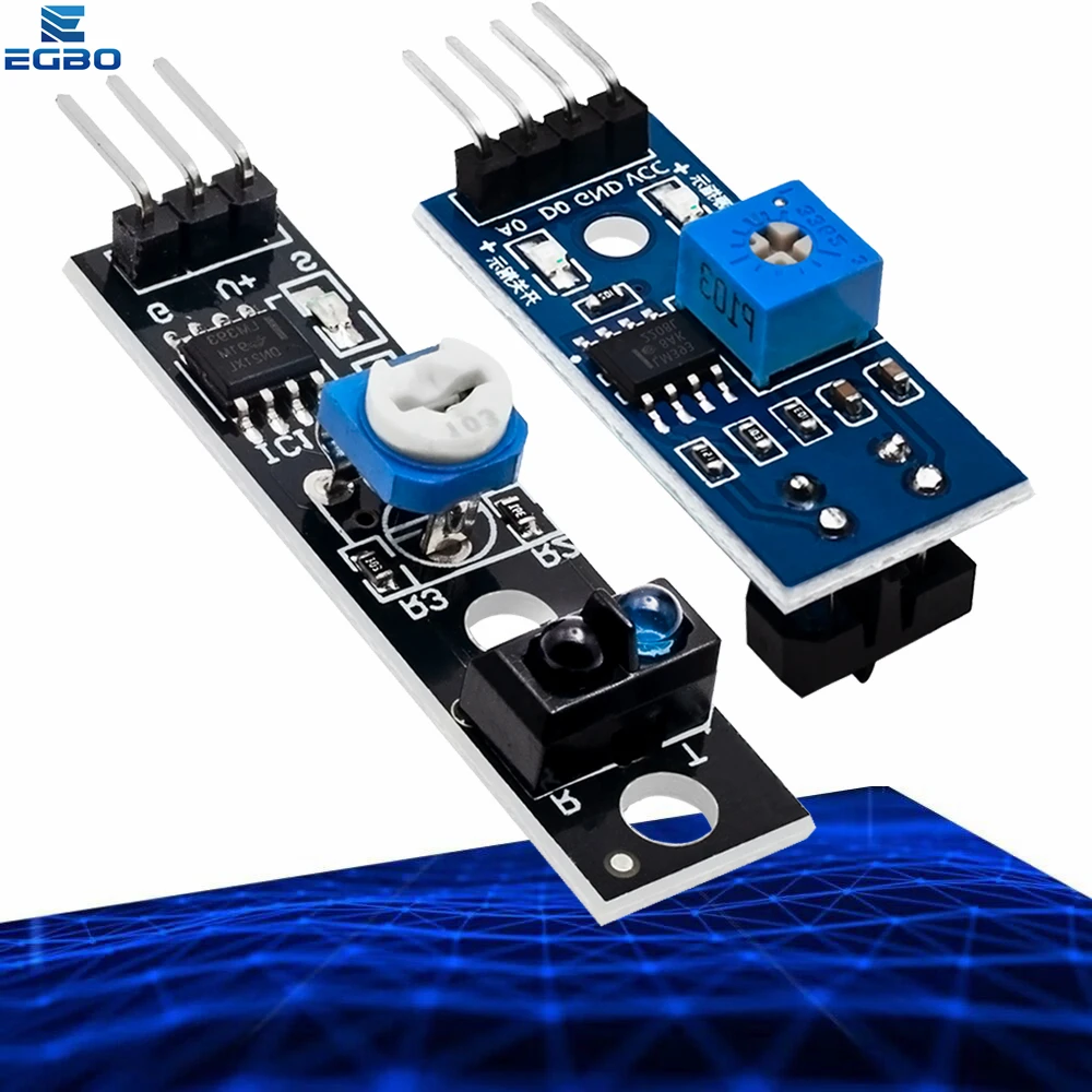 1 Channel TCRT5000 IR Photoelectric Switch Barrier Line Track Module ...