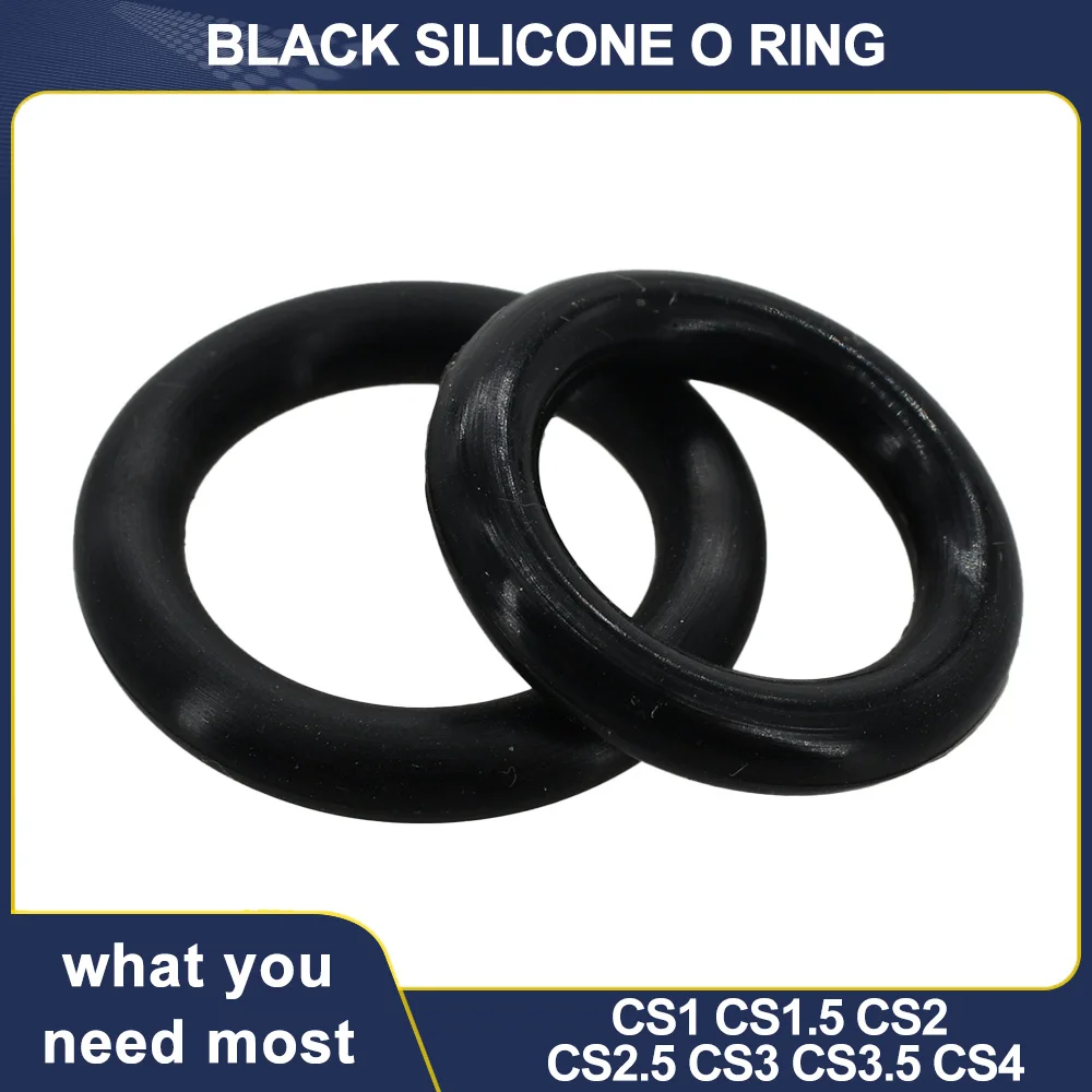 Black-Silicone-O-Ring-CS1-CS1-5-CS2-CS3-CS4-Washers-VMQ-Gasket-Food ...