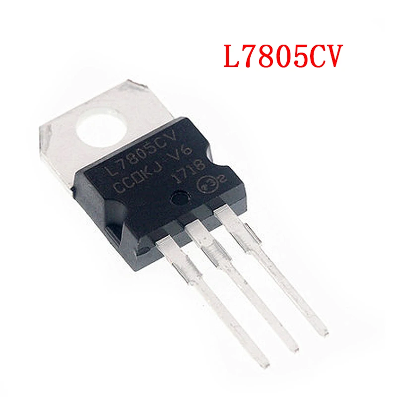 Regulador de voltaje de 5 V a-7805, L7805CV, L7805, 220, LM7805, KA7805, lote de 10 unidades