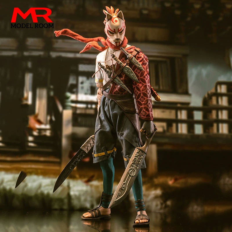 DAMTOYS x AX2 STUDIO AX001 1/6 INU & SARU Ninkyo Seiji Figure Model 12 ...