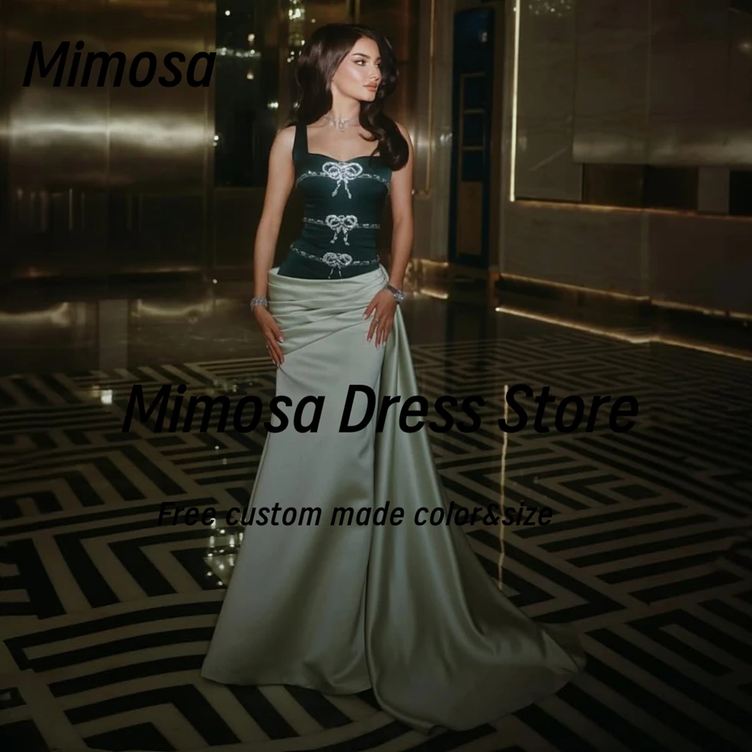Mimosa 2025 Prom Party Dresses Off Shoulder Beading Evening Dress ...