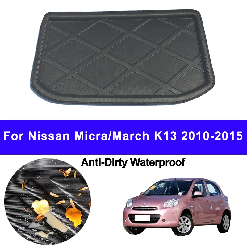 Car-Rear-Boot-Cargo-Liner-Tray-Trunk-Floor-Carpet-Mats-Carpets-Pad-Anti ...