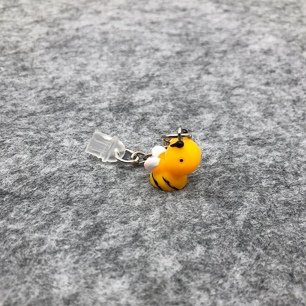 1PC-Adorable-Practical-Resin-Bee-Charm-Dust-Plugs-for-Mobile-Phone ...