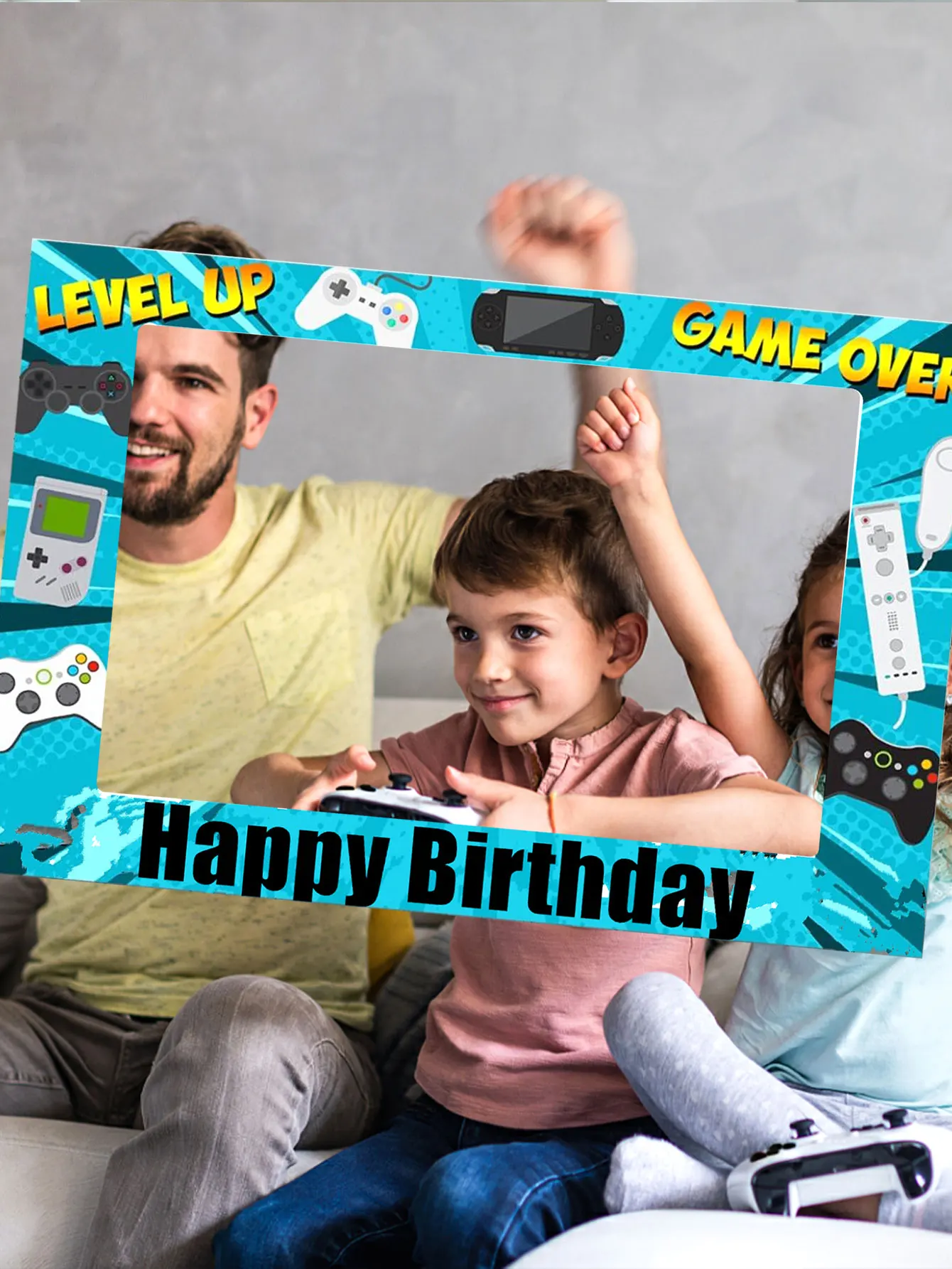 Game-Night-Photo-Booth-Props-Frame-Video-Game-Photo-Booth-Props-Video ...