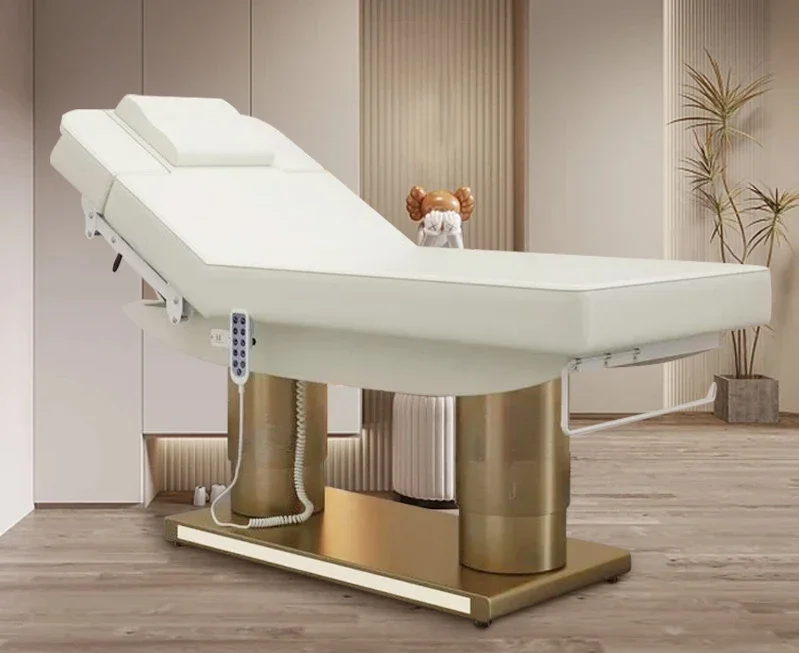 Luxury-Salon-Furniture-White-Gold-Electric-Facial-Cosmetic-Beauty ...