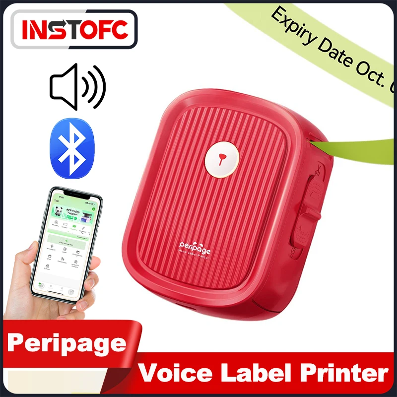 Peripage-P10-Label-Printer-Bluetooth-Voice-Printing-Only-English ...