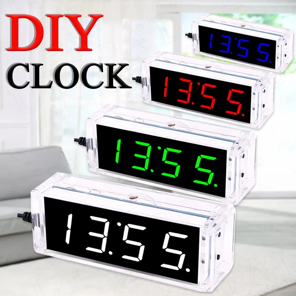 DIY-Digital-Clock-Kit-Display-Date-Week-Temperature-Alarm-DS1302 ...