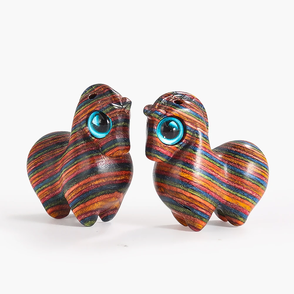 Real-Wood-Horse-Pendant-Cute-Wooden-Vintage-Desktop-Craft-Charms-DIY ...