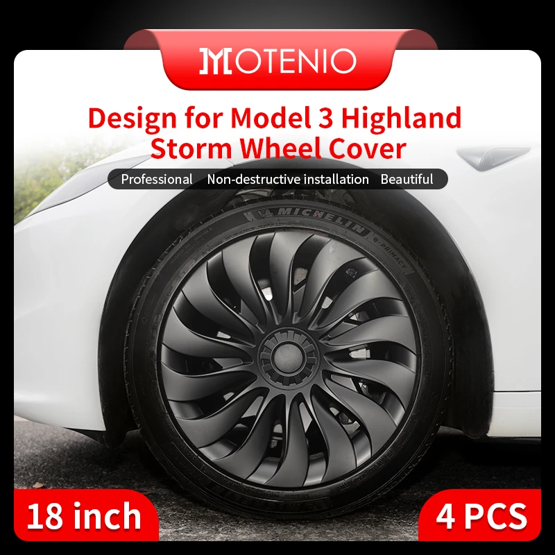 4PCS-Wheel-Cover-Design-For-Tesla-Model-3-18-Inch-Right-Left-Hubcaps ...