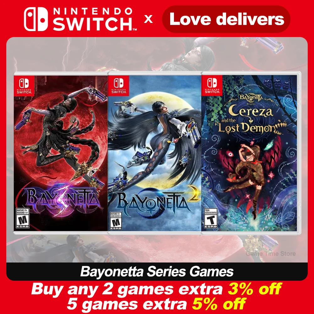 Bayonetta 3 2 Origins Game Collections Nintendo Switch Games Physical ...