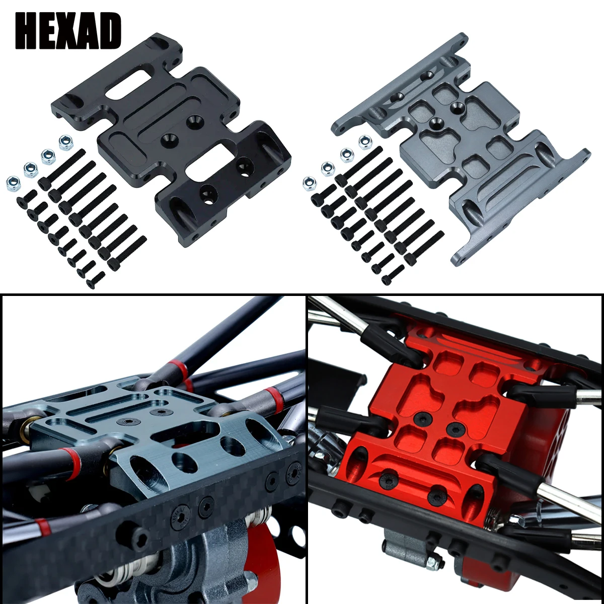Anodized-Aluminum-Skid-Plate-Transmission-Mount-for-1-10-SCX10-90047 ...