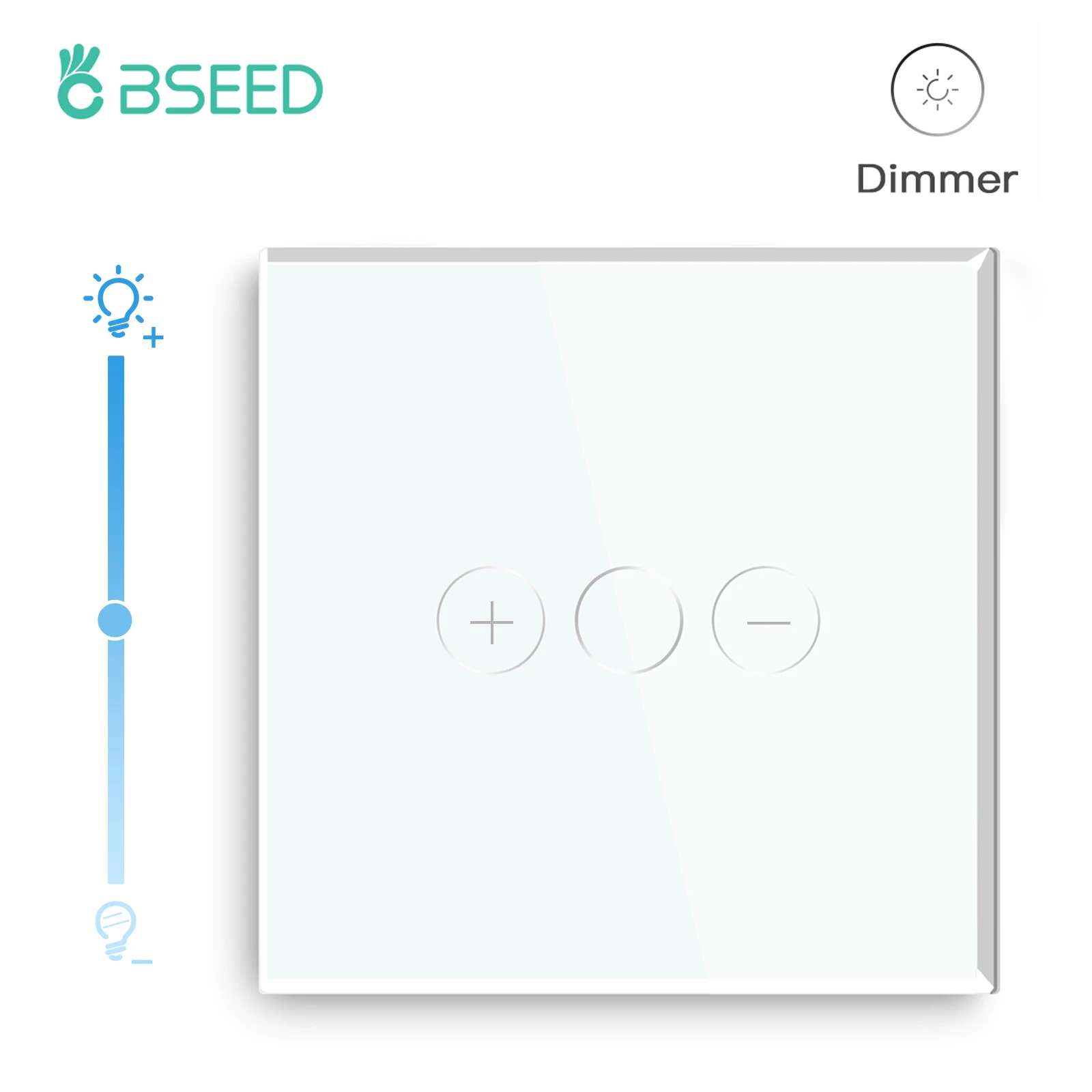 Bseed Led Dimmer Switch 1gang Touch Switch Dimmer With Blue Backlight ...