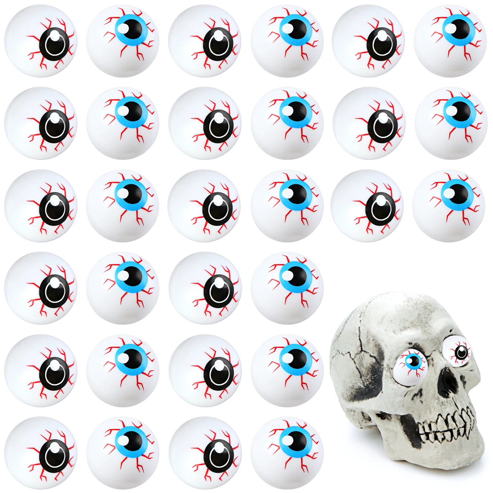 60PCS-Plastic-Halloween-Eyeballs-Scary-Ping-Pong-Eyeballs-for-Kids-Toys ...