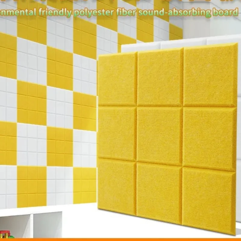 Fashion-Corkboard-Thickened-Soundproof-Small-Square-Felt-Wall-Sticker ...