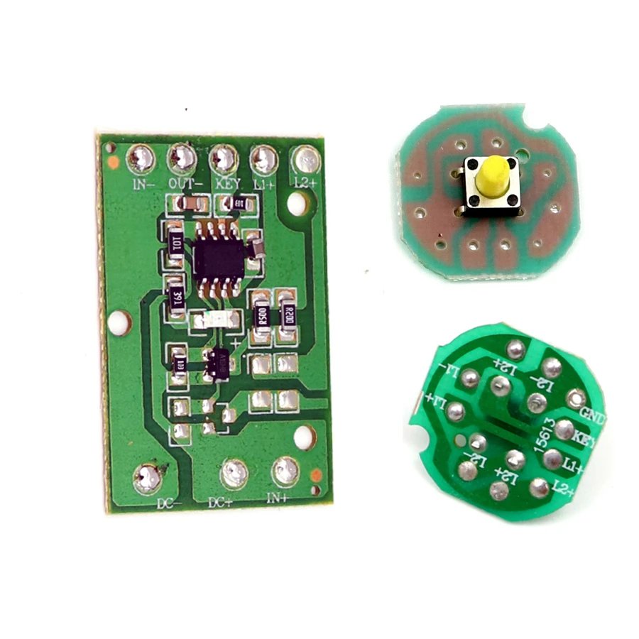 Led Driver Circuit Board Flashlight | Electric Circuit Head Flashlight ...