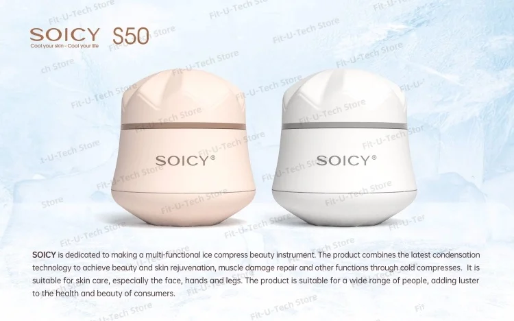 soicy s50 face ice roller icy compress face massage wheel puffiness ...