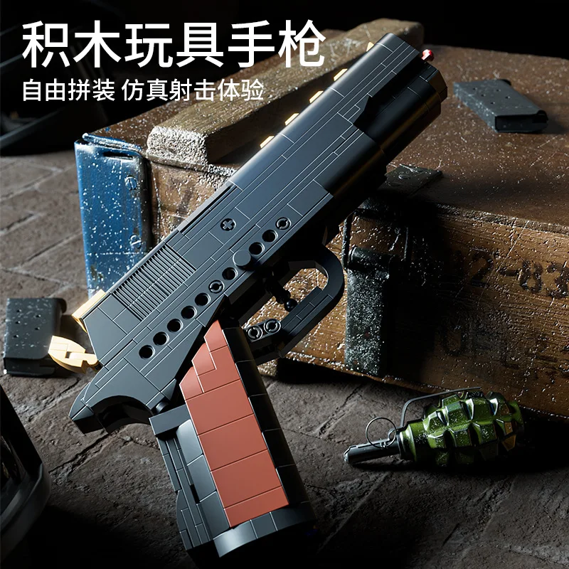 ToylinX-375pcs-Finger-Rock-Gun-Building-Sets-for-Adults-1-1-Simulation ...