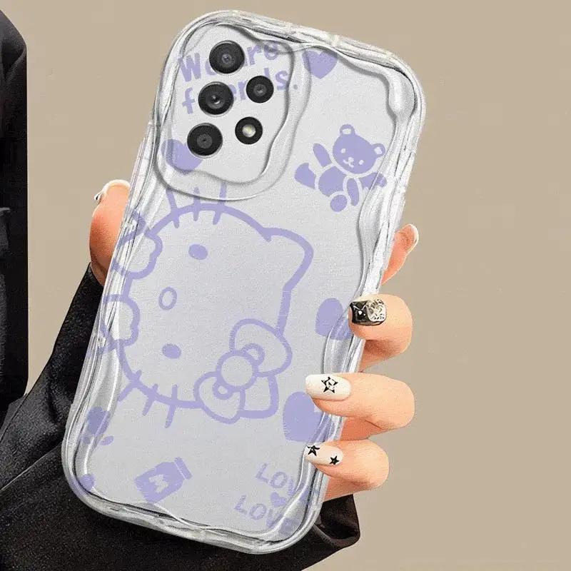 Purple-Hello-Kitty-Cute-For-Samsung-Galaxy-A15-A73-A72-A54-A53-A52-A33 ...