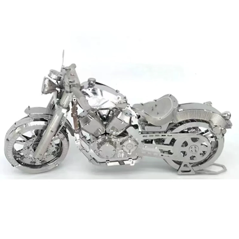 Motorcycle 3D Metal Puzzles DIY Laser Cutting Car Handmade Model ...