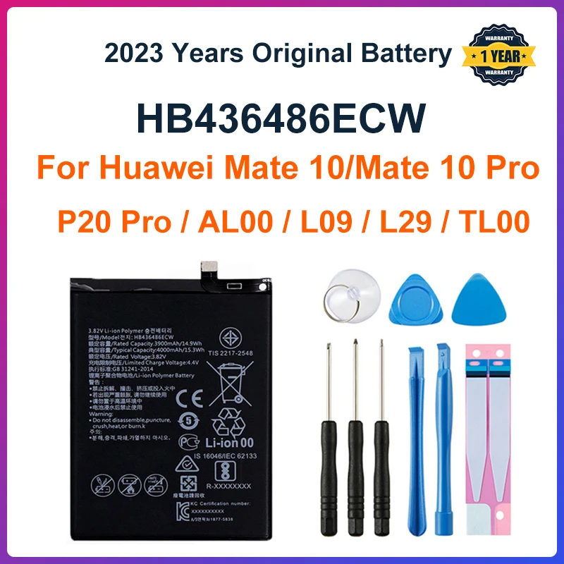 100-Orginal-HB436486ECW-4000mAh-Battery-For-Huawei-Mate-10-Mate-10-Pro ...