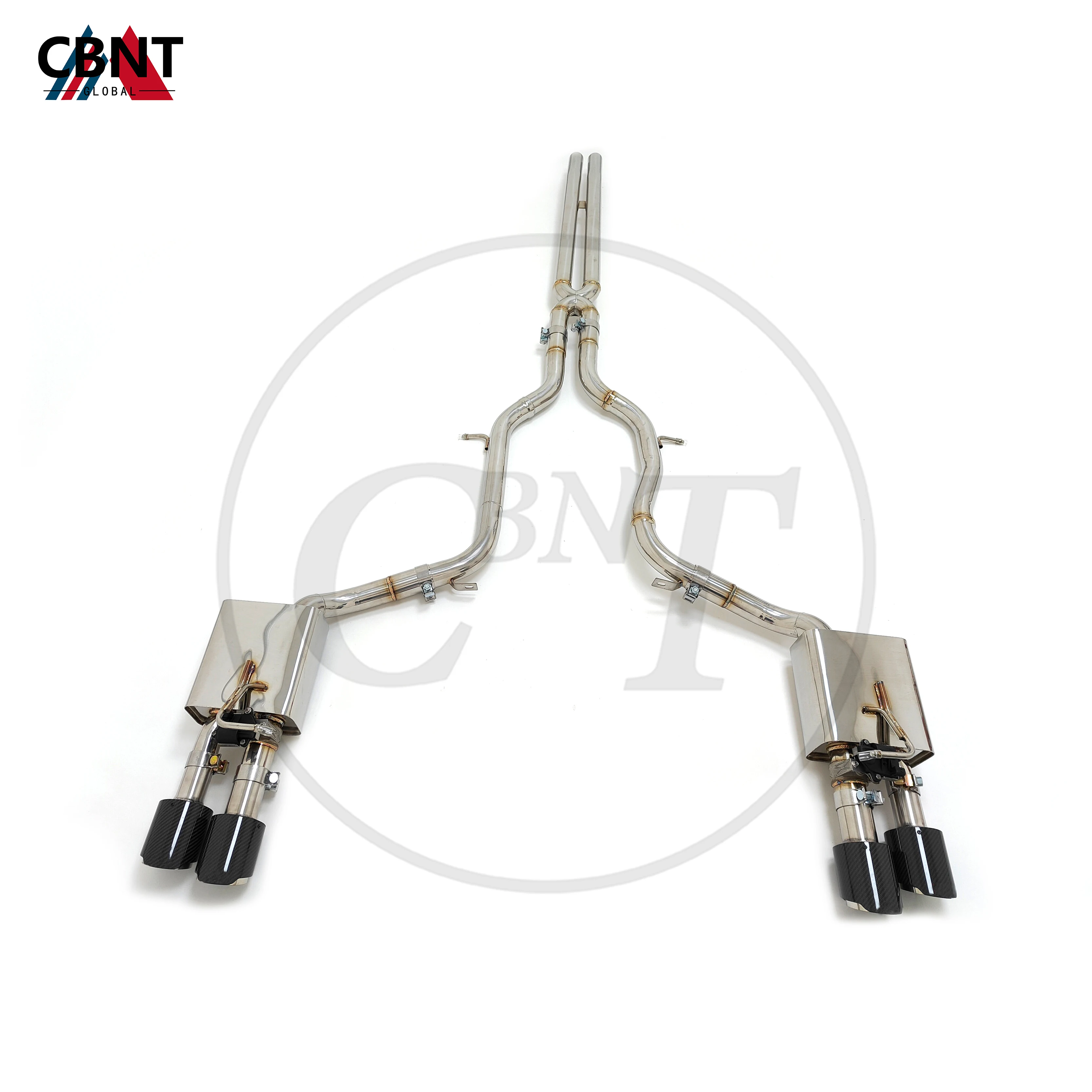 CBNT Exhaust System Pipe SS304 Performance for Porsche Panamera 970 3 ...