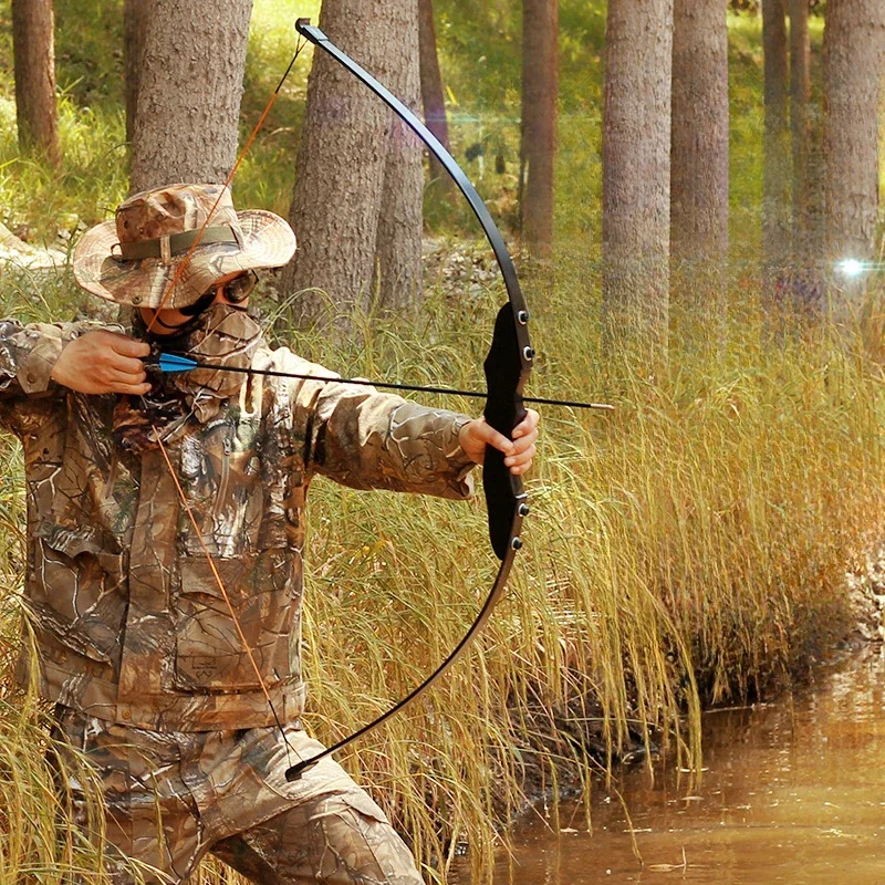 Pfeil-und-Bogen-Recurve-Bogen-nehmen-Langbogen-30lbs-40lbs-mit ...