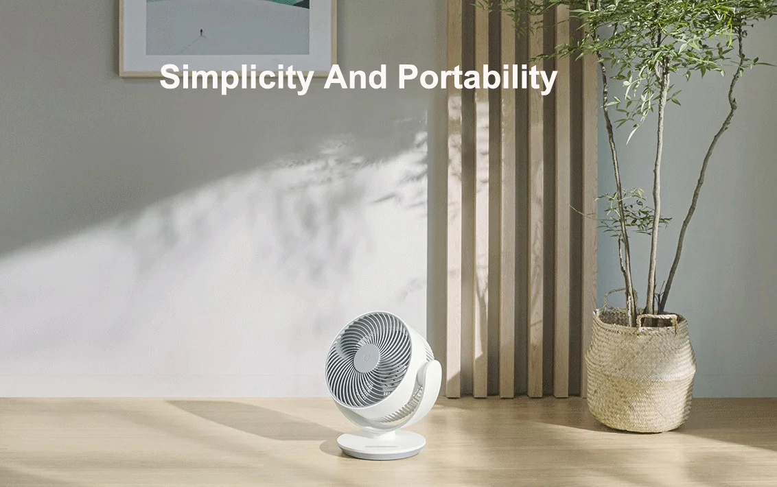 XIAOMI MIJIA Desktop Fan DC Inverter Air Circulation High Air Volume 3D ...