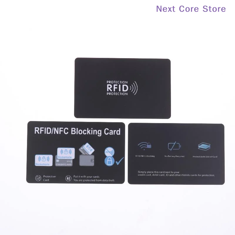 1/5Pcs RFID Blocking Card Security Debit Credit Card Protector Blocker ...