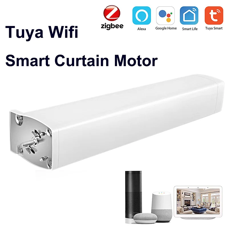 Tuya wifi smart Intelligent Curtain Motor Quiet Electric Wireless ...