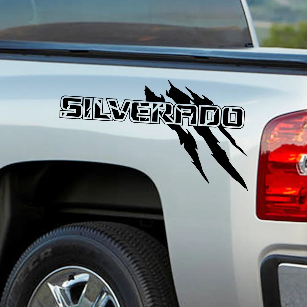 Car Sticker For Chevrolet Silverado 1500 2500 Z71 S10 Pickup Truck Bed ...