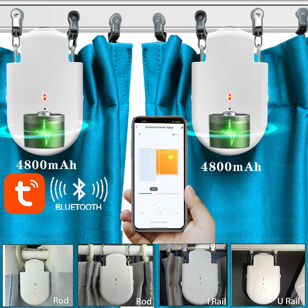 Tuya-Smart-Curtain-Robot-Bluetooth-Curtain-Motor-Smart-Life-Fit-to ...