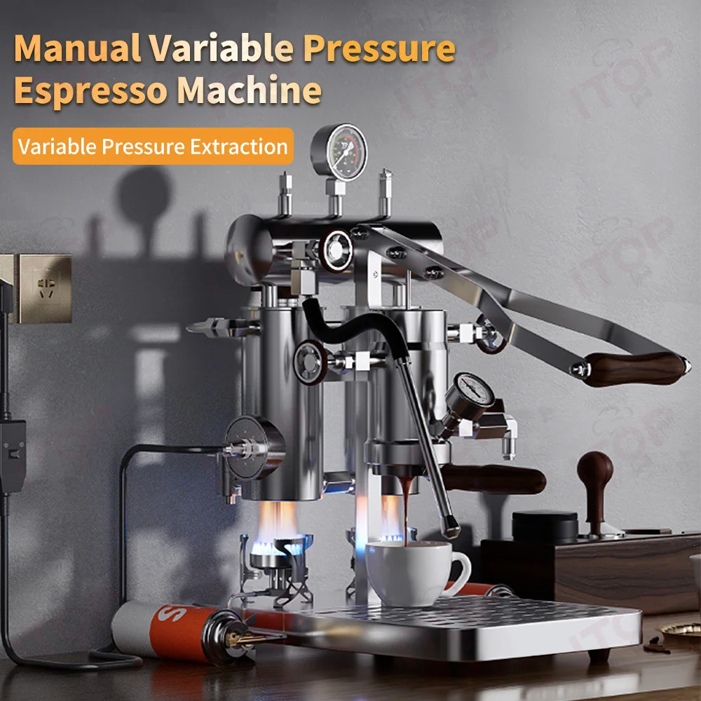 ITOP-IT-HPEM-4-4s-Manual-Variable-Pressure-Coffee-Machine-Lever-Coffee ...