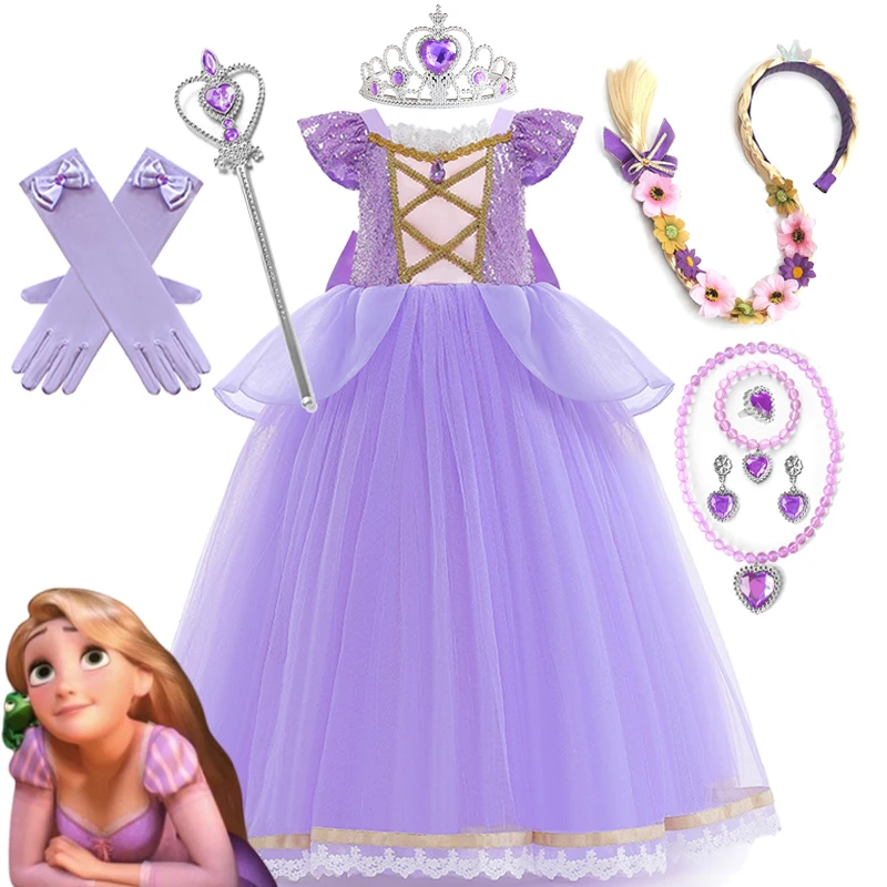 Disney-Princess-Rapunzel-for-Little-Girls-Luxury-Costume-Movie-Tangled ...