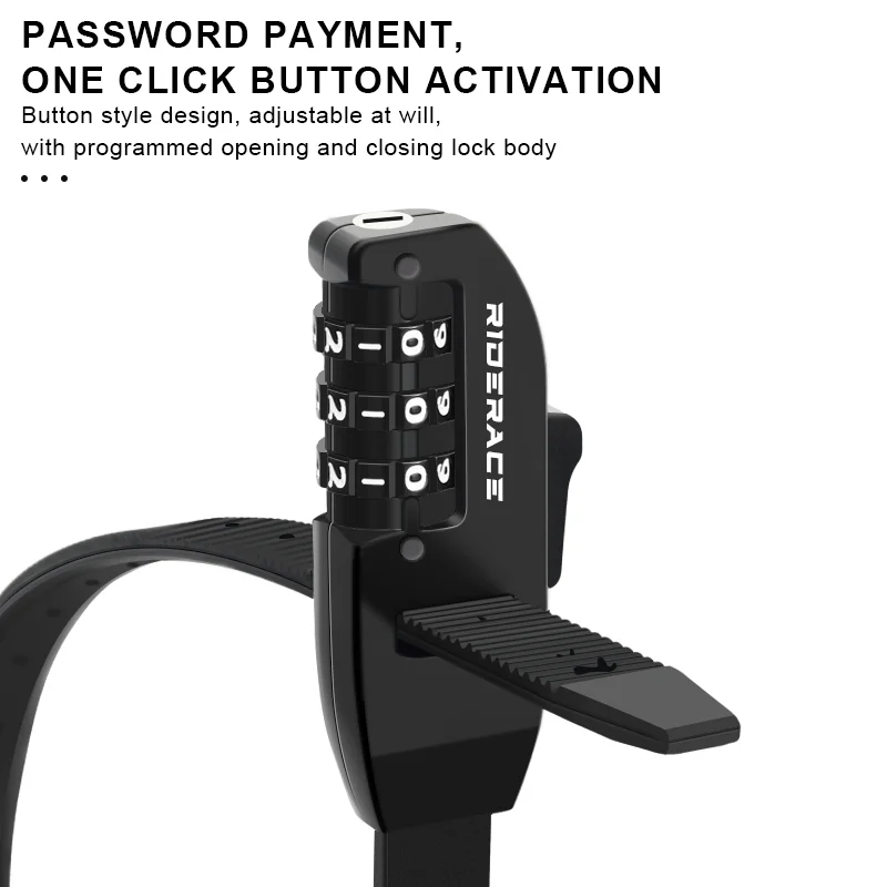 3-Digit Password Helmet Lock – Nature Warrior
